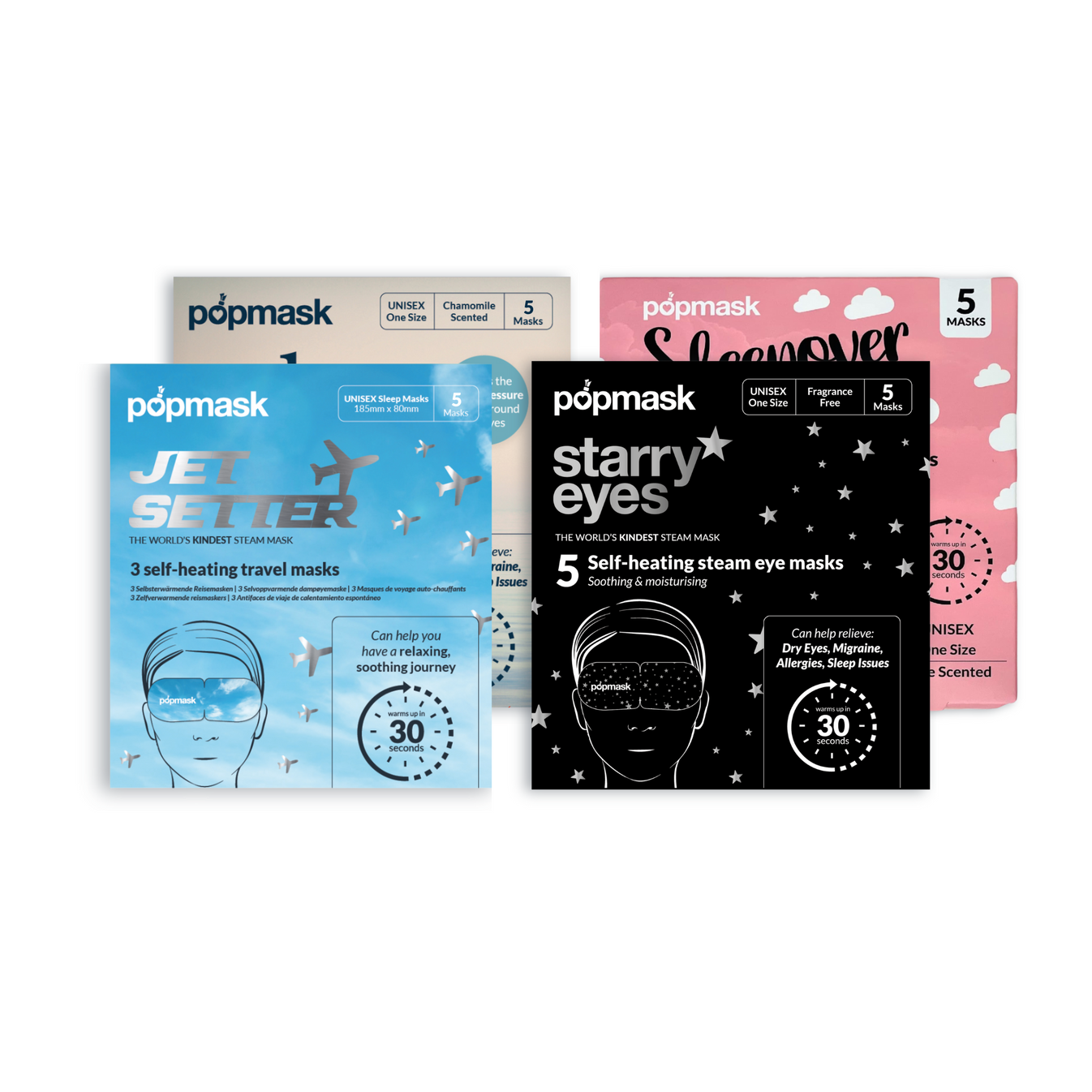 Dream Self-Heating Eye Mask Bundle – Popmask London