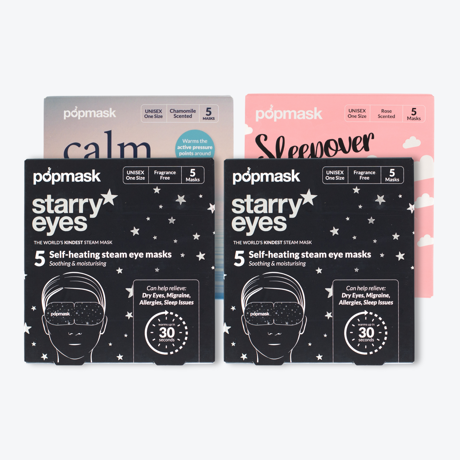 Dream Self-Heating Eye Mask Bundle – Popmask London