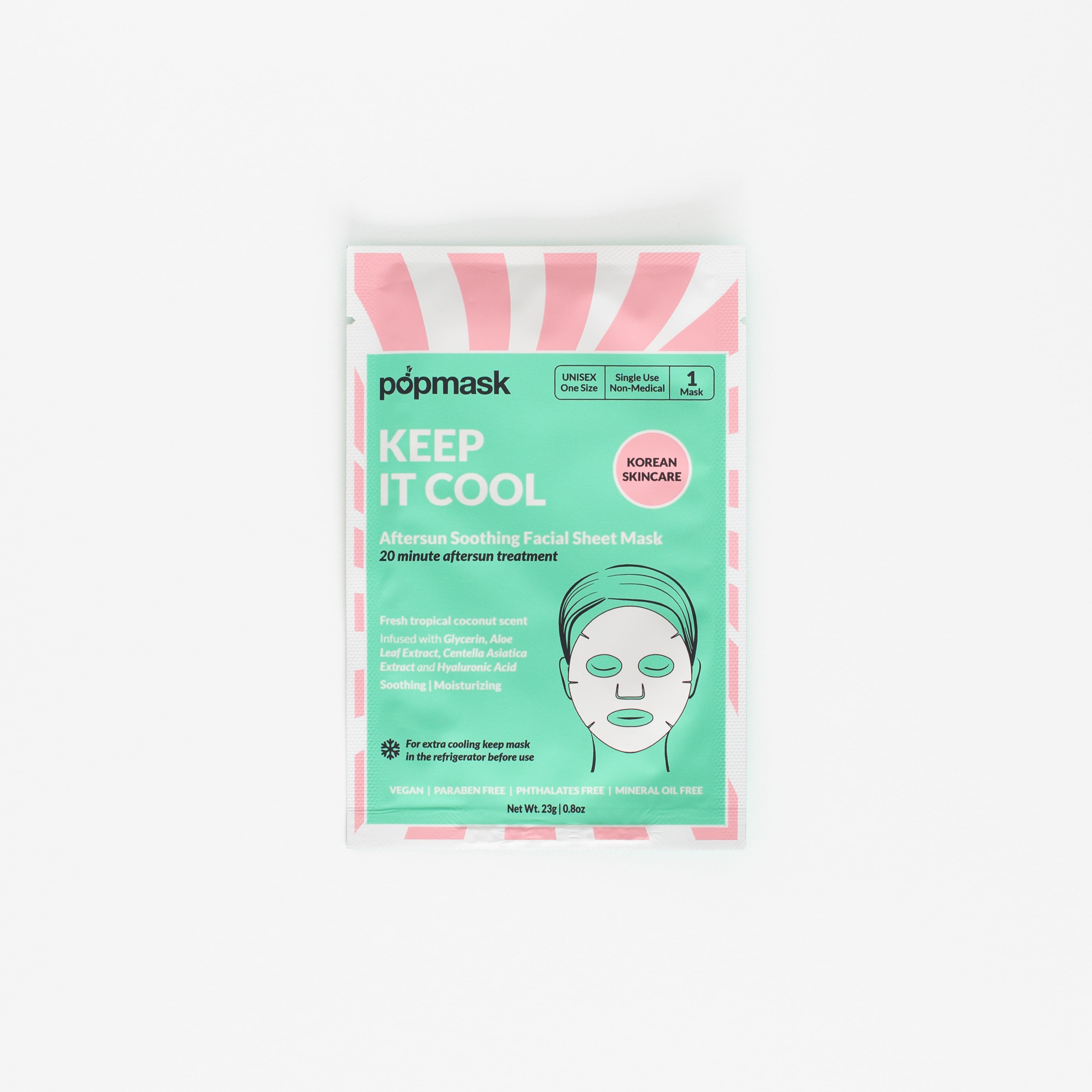 Keep It Cool Aftersun Face Mask – Popmask London